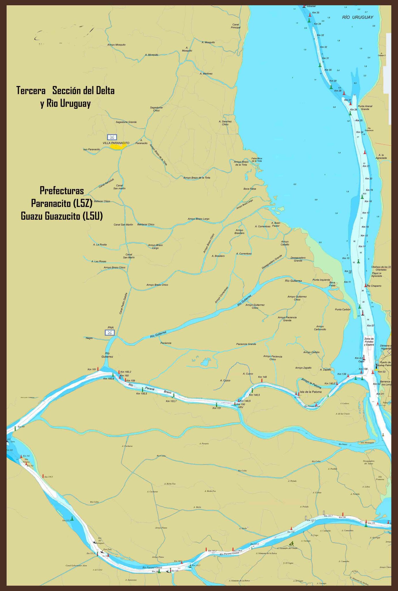 Mapas del delta
